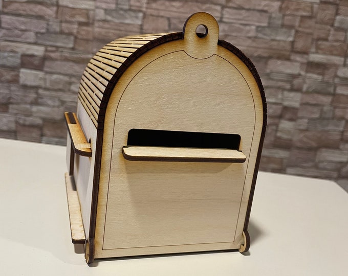 Playskool Postal Station Post Office Box Vintage Wood Form in Red/blue ...