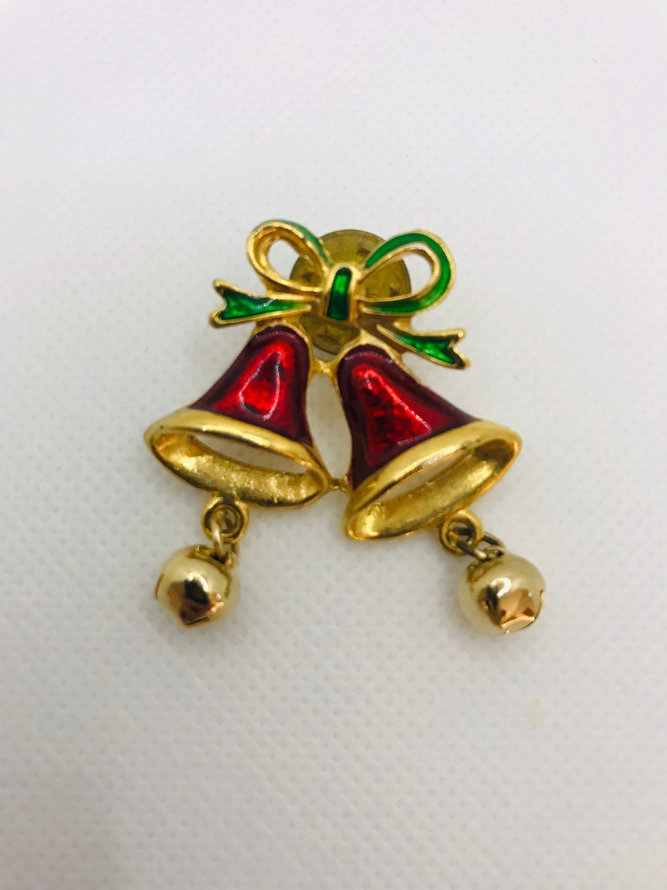 Vintage Christmas Bells Brooch Pin - Etsy España