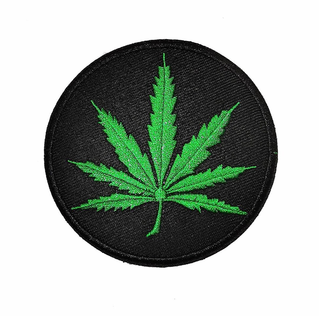 Cannabis Marijuana Choppers Biker Motorcycle Embroidered Iron on Patch ...