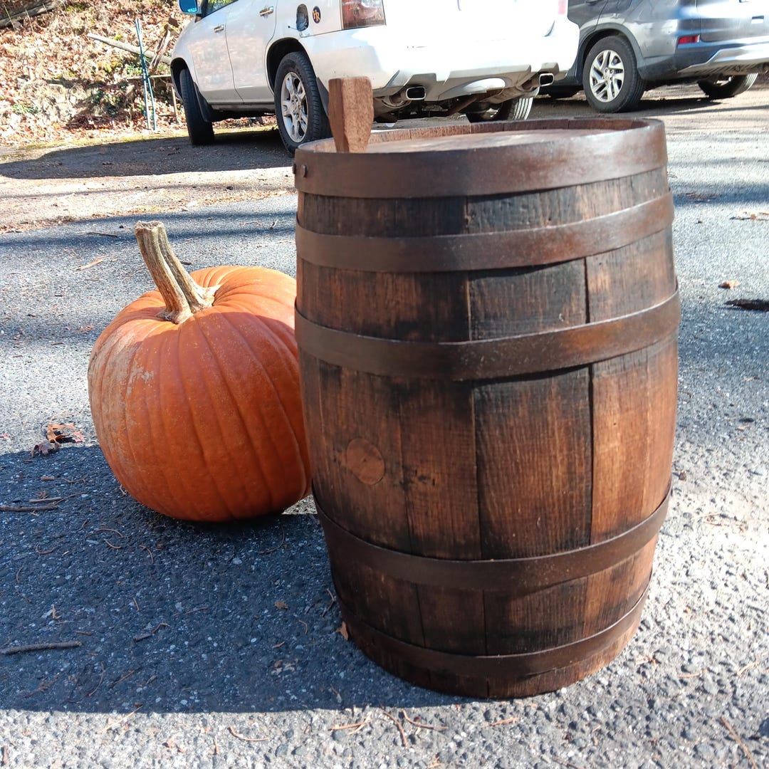 Antique Moonshine or Whiskey Barrel 16 Inches by 12 Late 19th/early ...