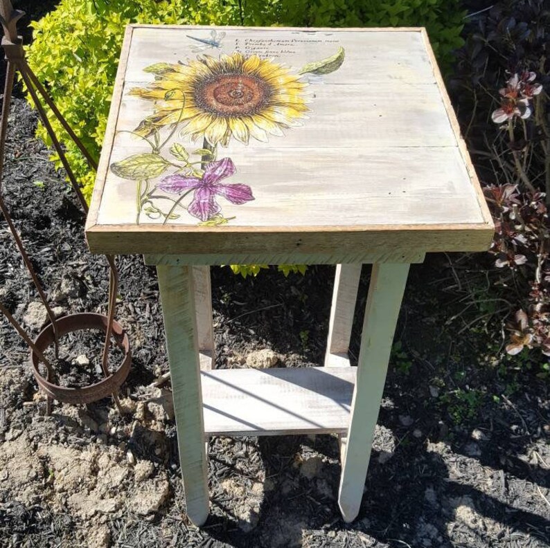 Furniture Transfer Floral Decal,garden Decor Farmhouse Table, Pallet ...