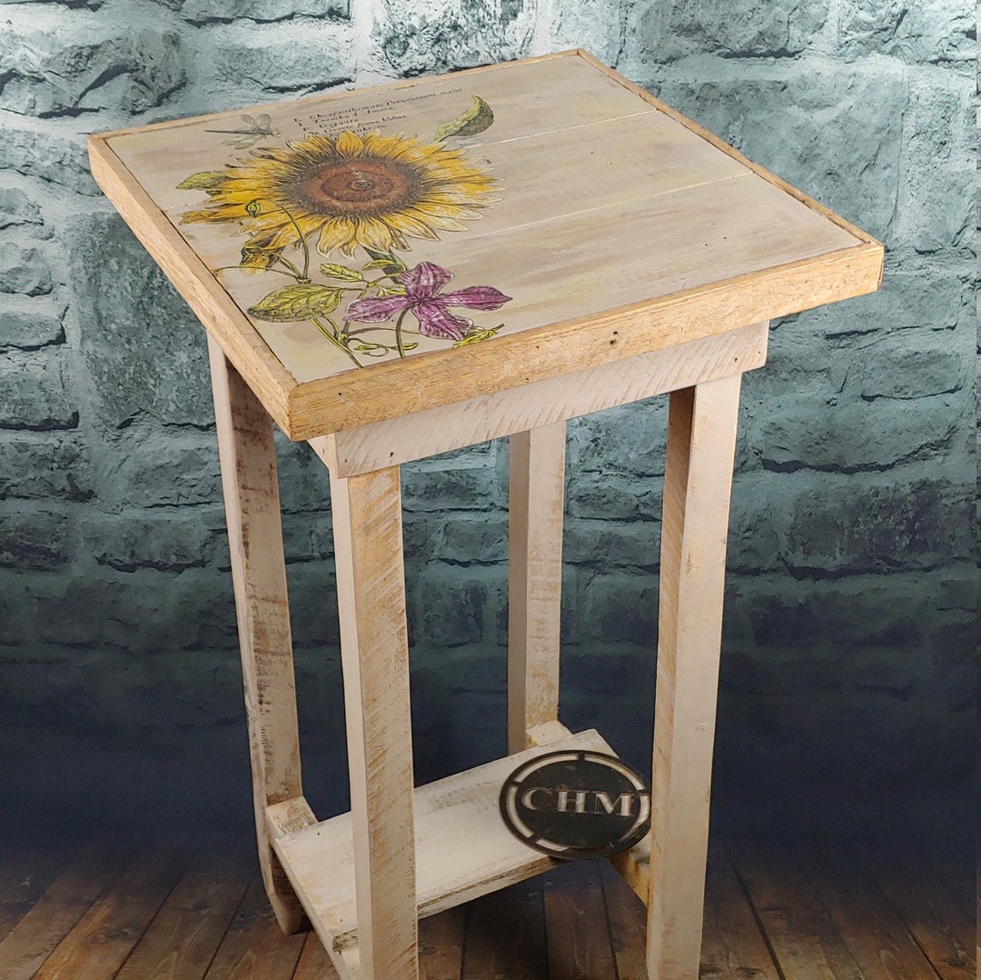 Furniture Transfer Floral Decal,garden Decor Farmhouse Table, Pallet ...