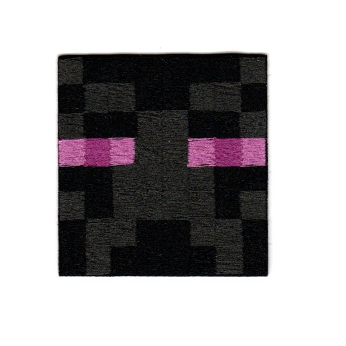 Minecraft Creeper, Enderman - Embroidered Iron on Patch - Etsy UK