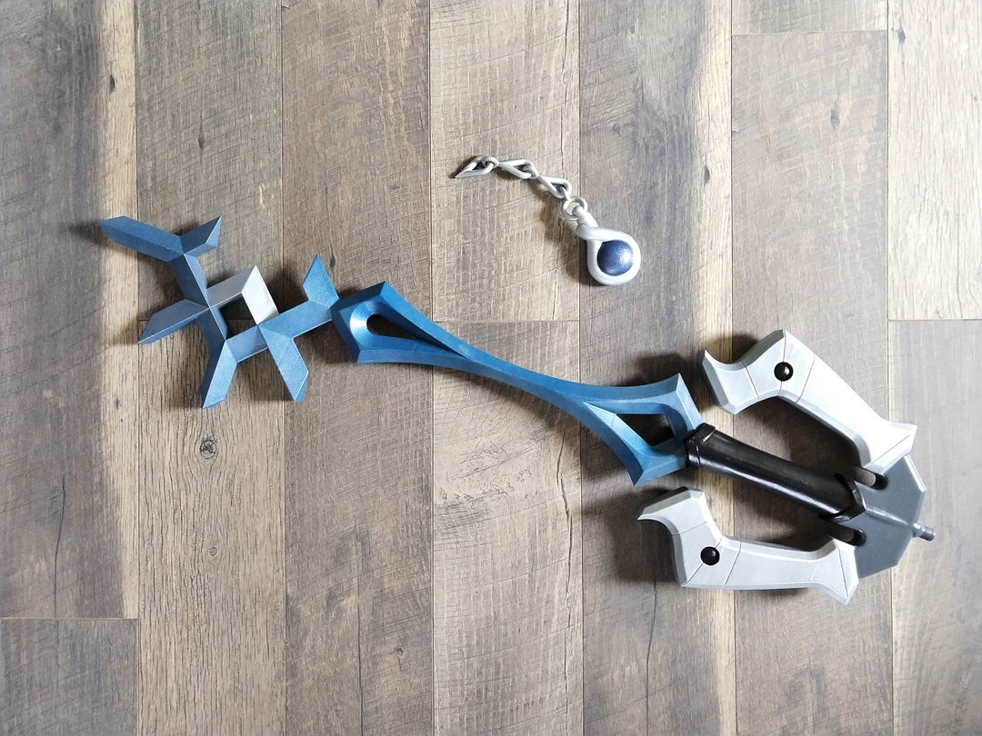 3d Printed Aqua's Rainfell Keyblade Kit / Keyblade Replica / Kingdom ...