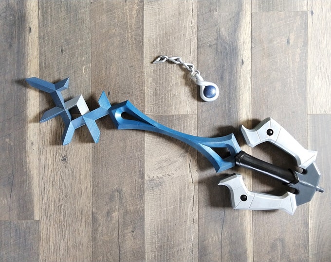 3d Printed Aqua's Rainfell Keyblade Kit / Keyblade Replica / Kingdom ...
