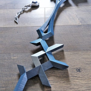 3d Printed Aqua's Rainfell Keyblade Kit / Keyblade Replica / Kingdom ...