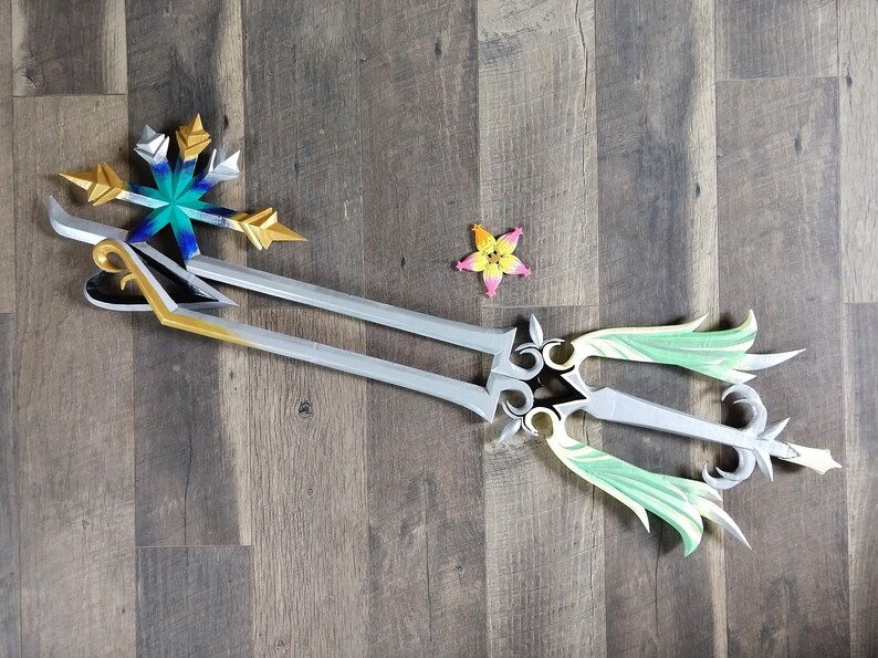 3d Printed Oathkeeper Keyblade Kit / Kingdom Hearts / Sora - Etsy