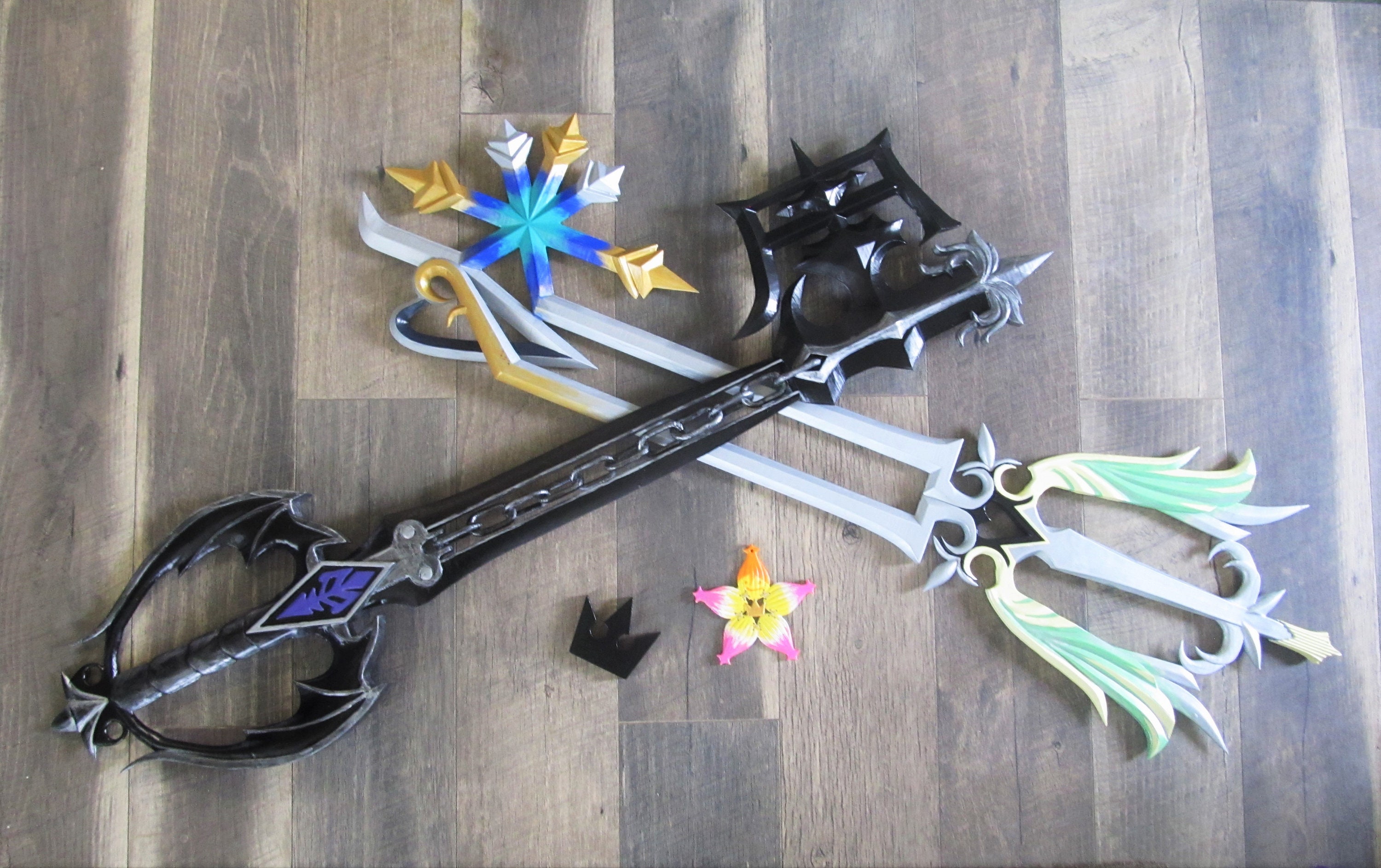 3d Printed Oathkeeper Keyblade Kit / Kingdom Hearts / Sora - Etsy