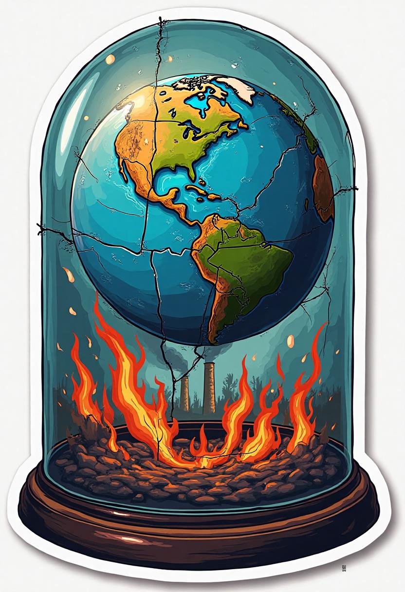 Environmental Issues Stickers: 20 Printable Designs for Teachers ...