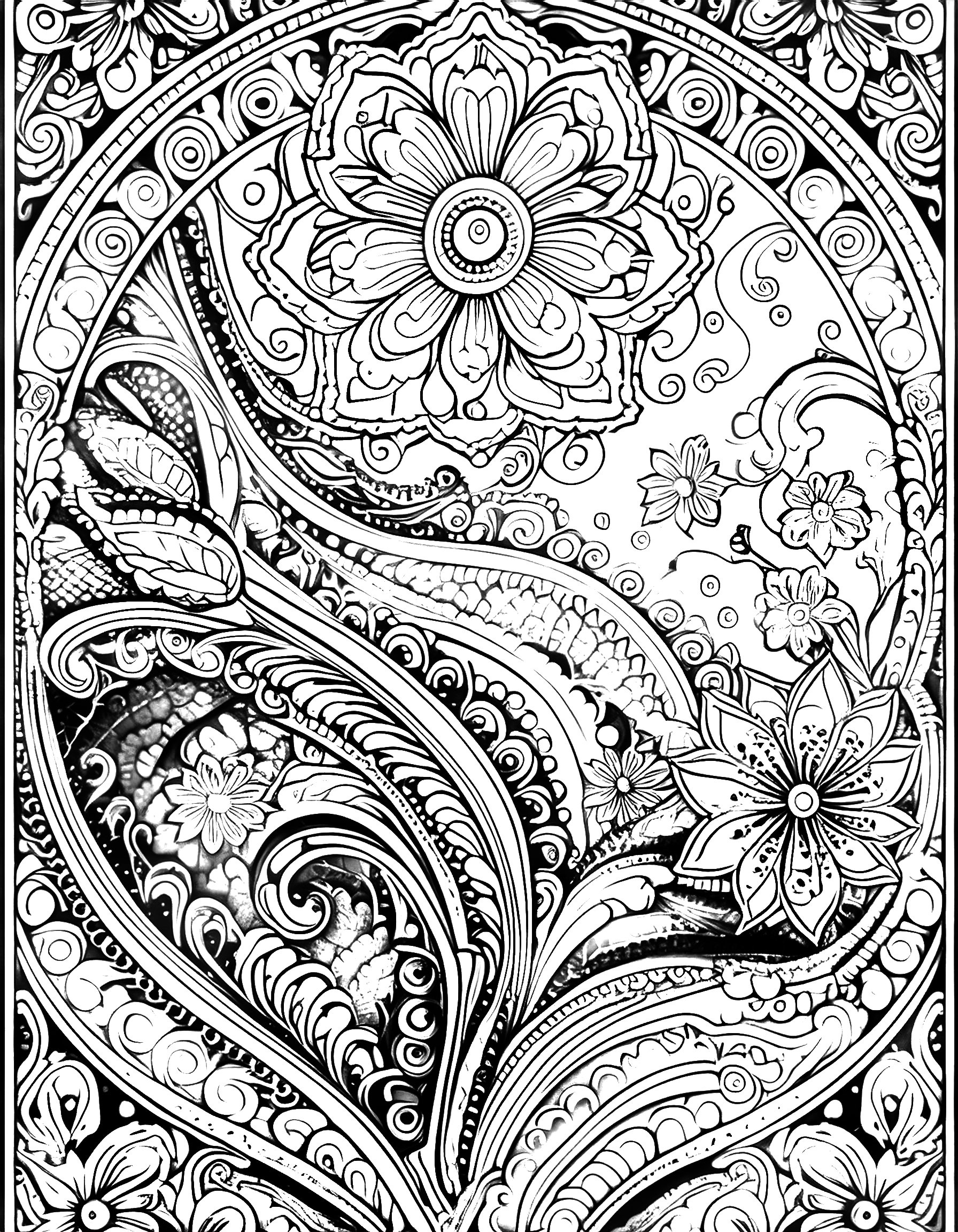 Stunning Greyscale Images. Ideal for Coloring Sheets Resell Rights ...