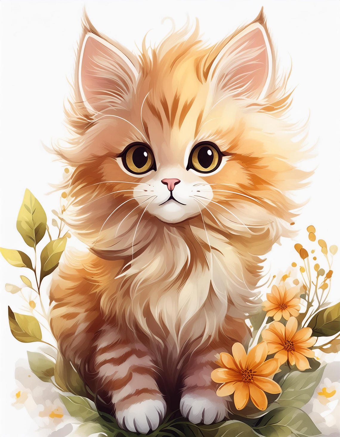 Adorable Kitten Clipart - Cute Kitten and Cat Art for Your Scrapbooking ...