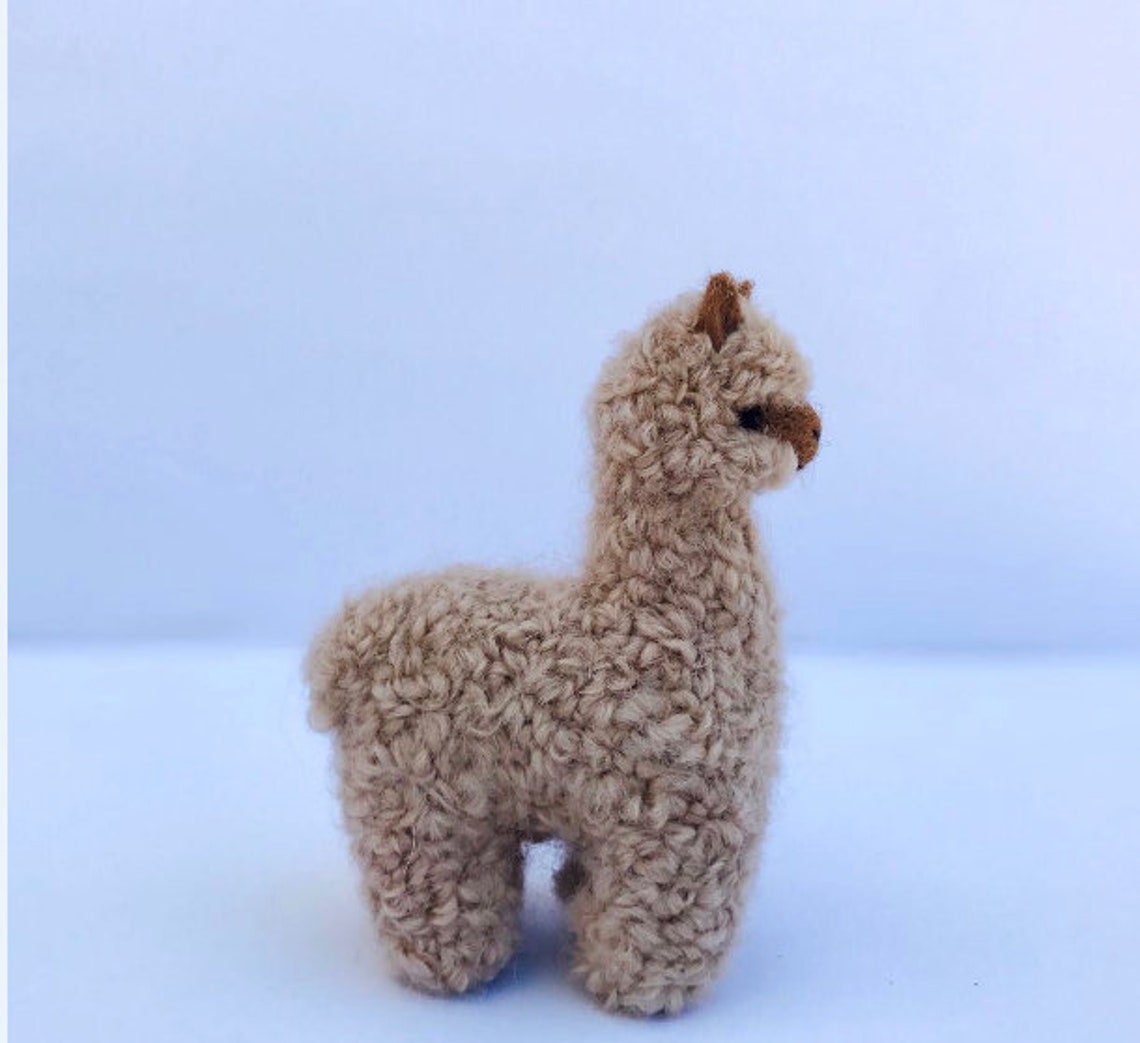 Needle Felted Alpaca Sculptures: Felted Animals by Hand in - Etsy Canada