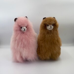 9 IN Handmade Alpaca Fur Stuffed Animal Plush Alpaca/ Llama Fur Teddy ...
