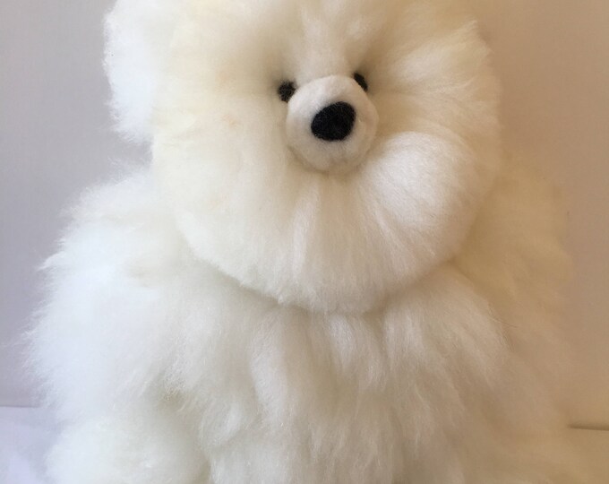 16 IN Real Baby Alpaca Fur Teddy Bear Peruvian Products - Etsy