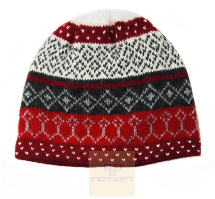 100% ALPACA - alpaca hat handmade in Peru - Fleece Lining Alpaca hat ...