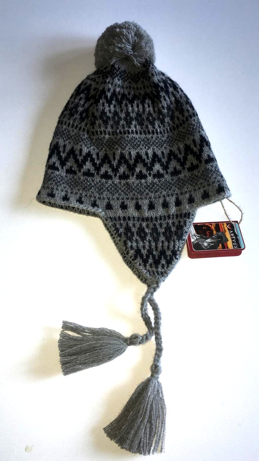 Real Ear Flap Hat Chullo Alpaca Hat Authentic Alpaca Wool Peruvian ...