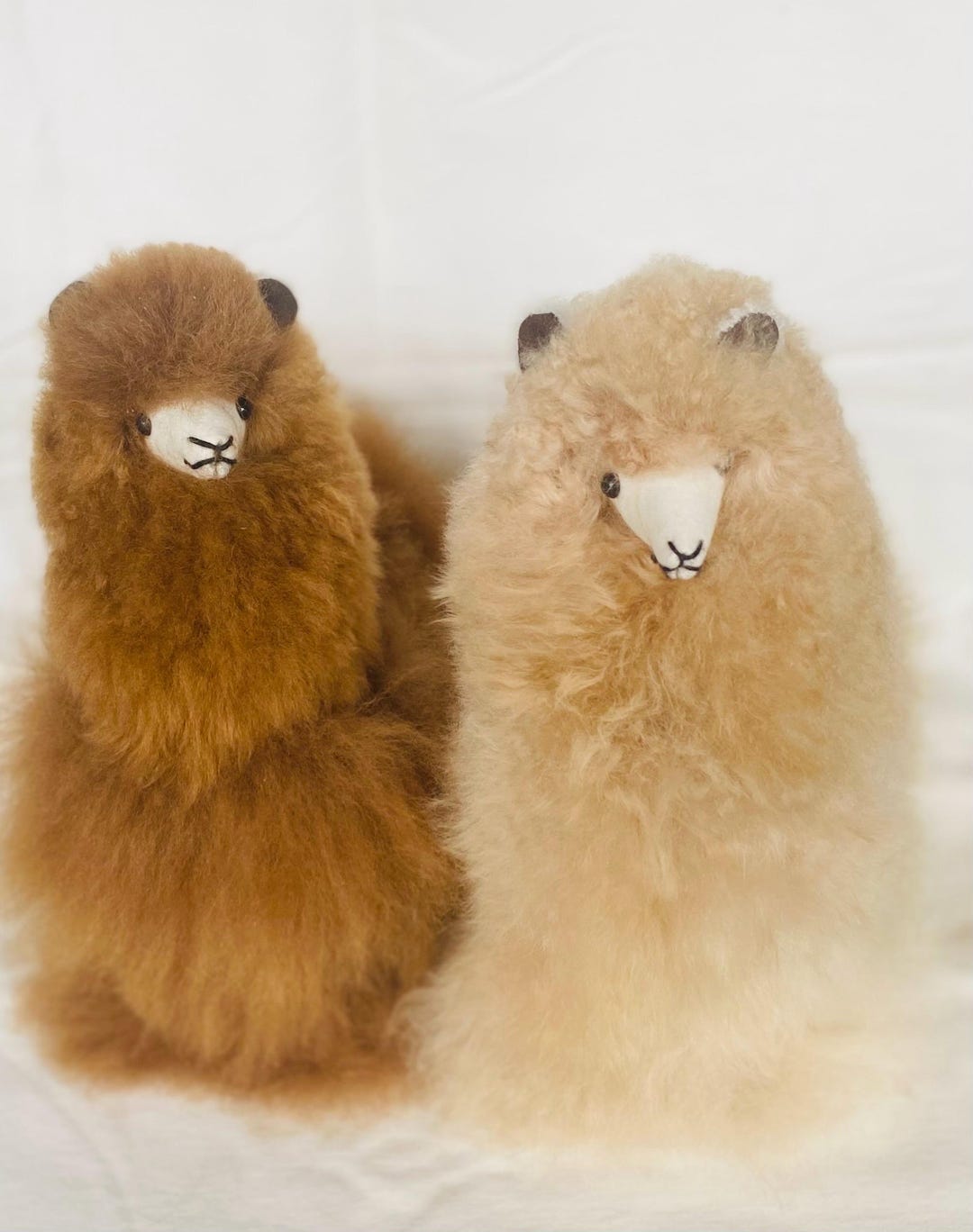 Handmade 12in Native Baby Alpaca Fur Stuffed Animal -peruvian Plush - Etsy