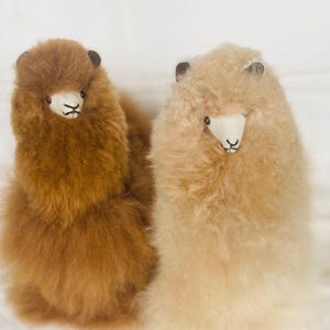 Handmade 12in Native Baby Alpaca Fur Stuffed Animal -peruvian Plush - Etsy