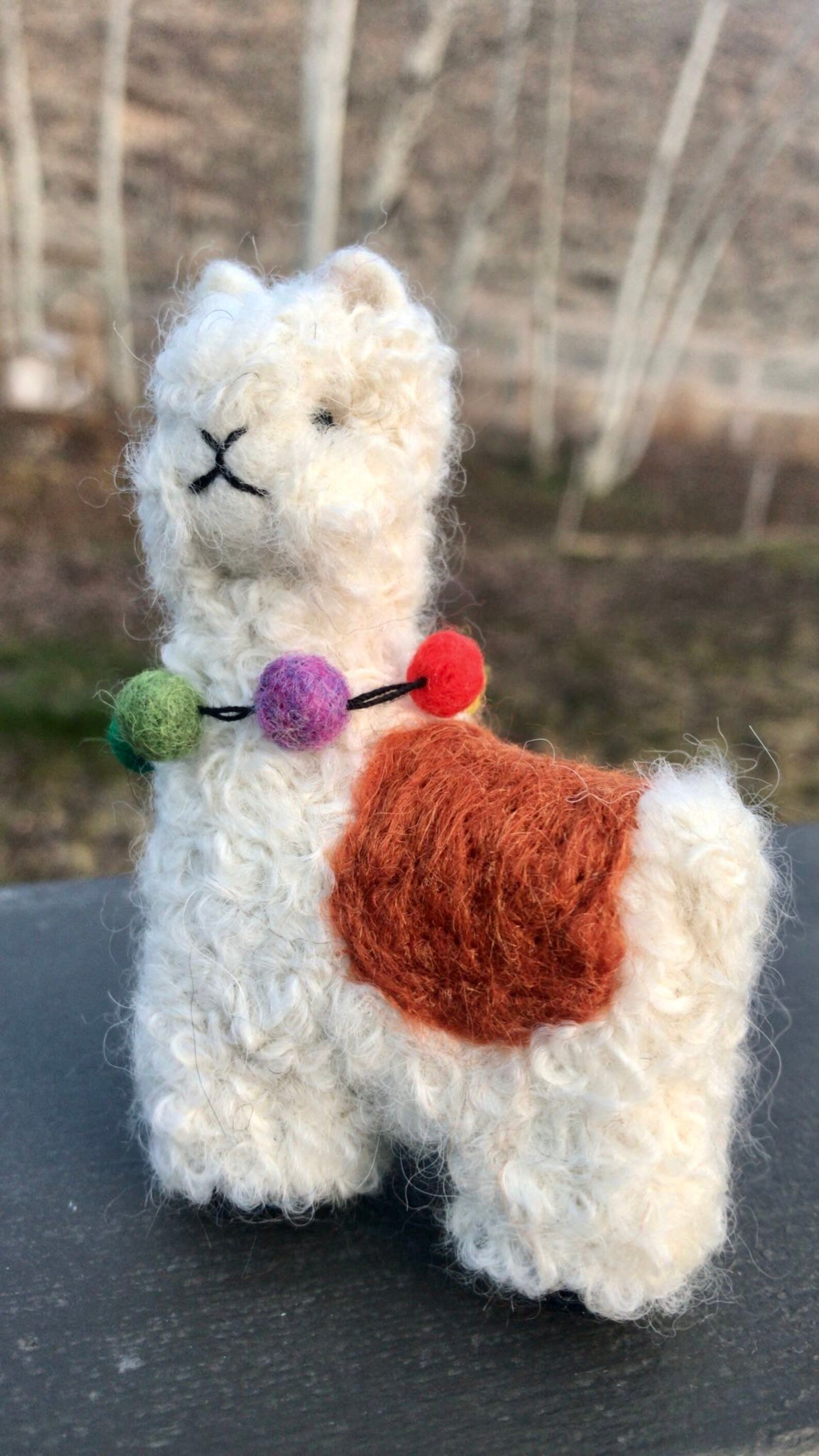 Needle Felted Alpaca Sculptures: Felted Animals by Hand in - Etsy
