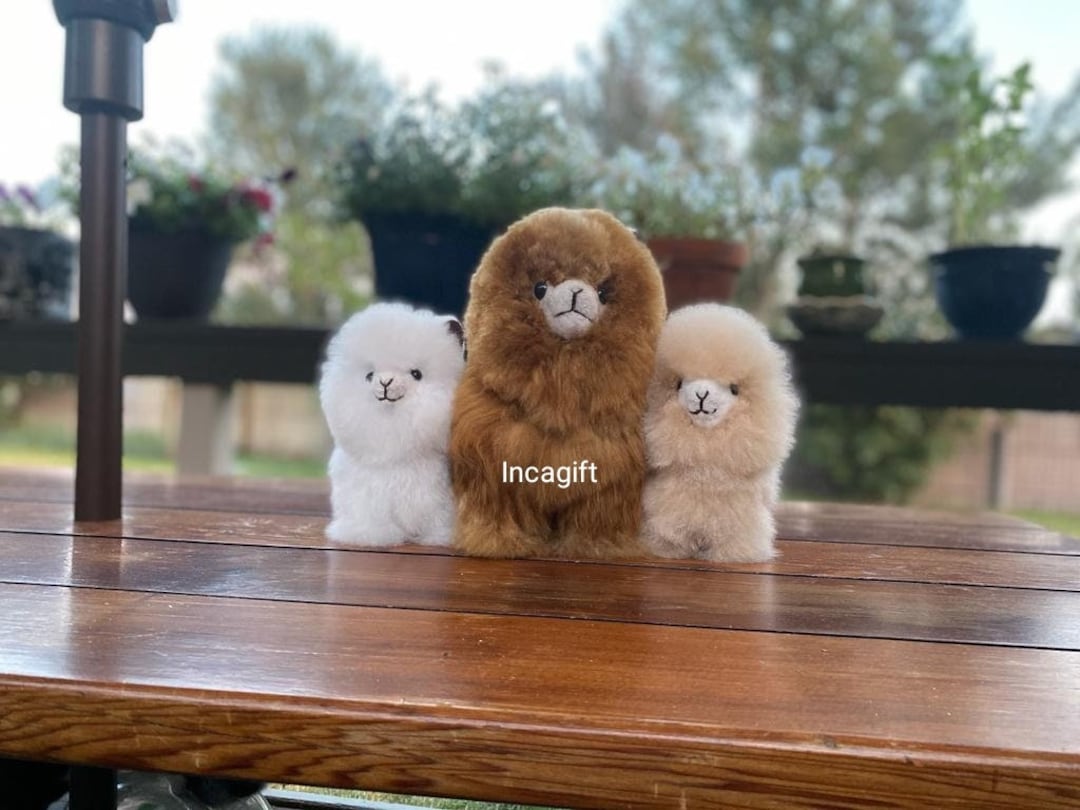 7 IN -10 in FAT ALPACA Handmade Alpaca Stuffed Animal Plush Alpaca ...