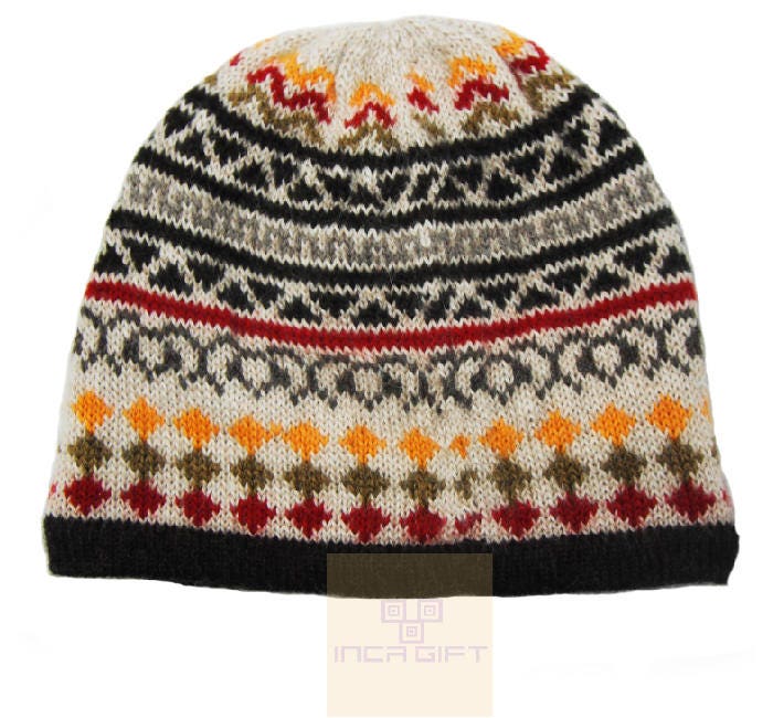 100% ALPACA - alpaca hat handmade in Peru - Alpaca hat for women Winter ...