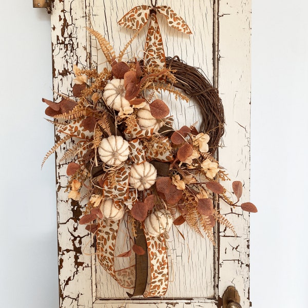 Rustic Fall Wreath - Etsy