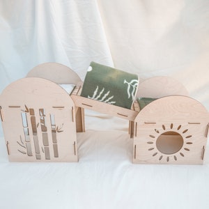 Bamboo Bungalow Rabbit Hidey House - Indoor Rabbit Castle With Modular ...