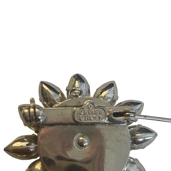 Vintage Jewel Crest Brooch Donald Simpson Clear Rhine… - Gem