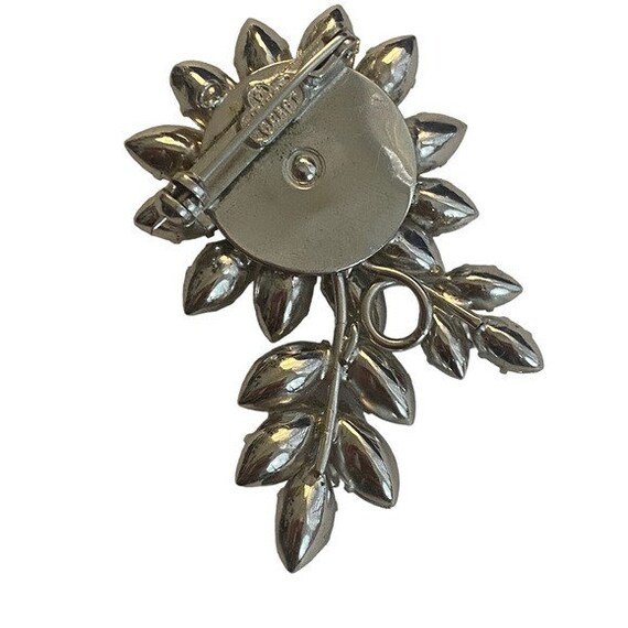 Vintage Jewel Crest Brooch Donald Simpson Clear Rhine… - Gem