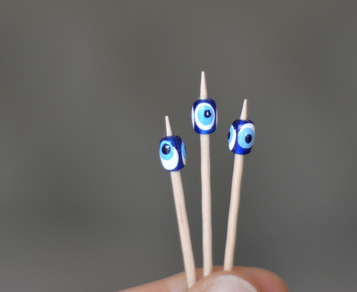 Blue Nizar, Evil Eye Toothpicks - Etsy