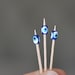 Blue Nizar, Evil Eye Toothpicks - Etsy