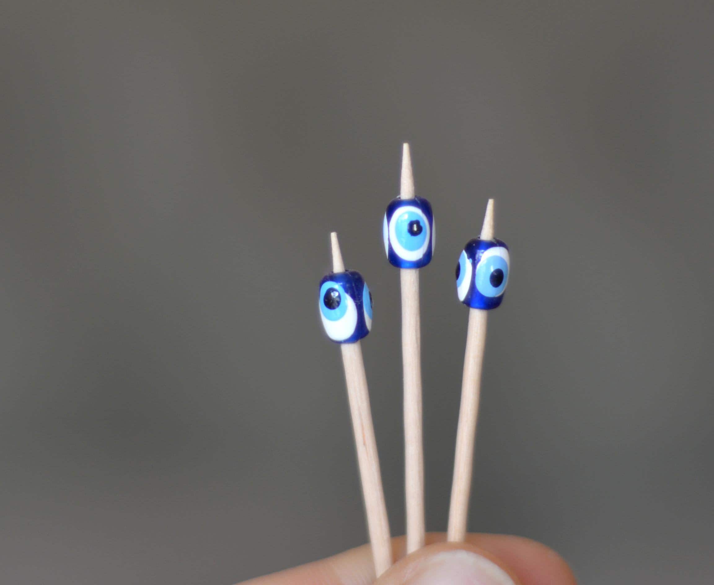 Blue Nizar, Evil Eye Toothpicks - Etsy