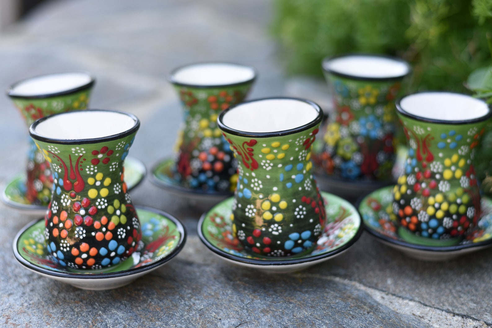 Handmade Turkish Ceramic Teacups - Etsy