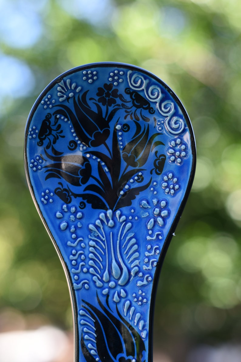Turkish Handmade Large Ceramic Spoon Holder - Etsy