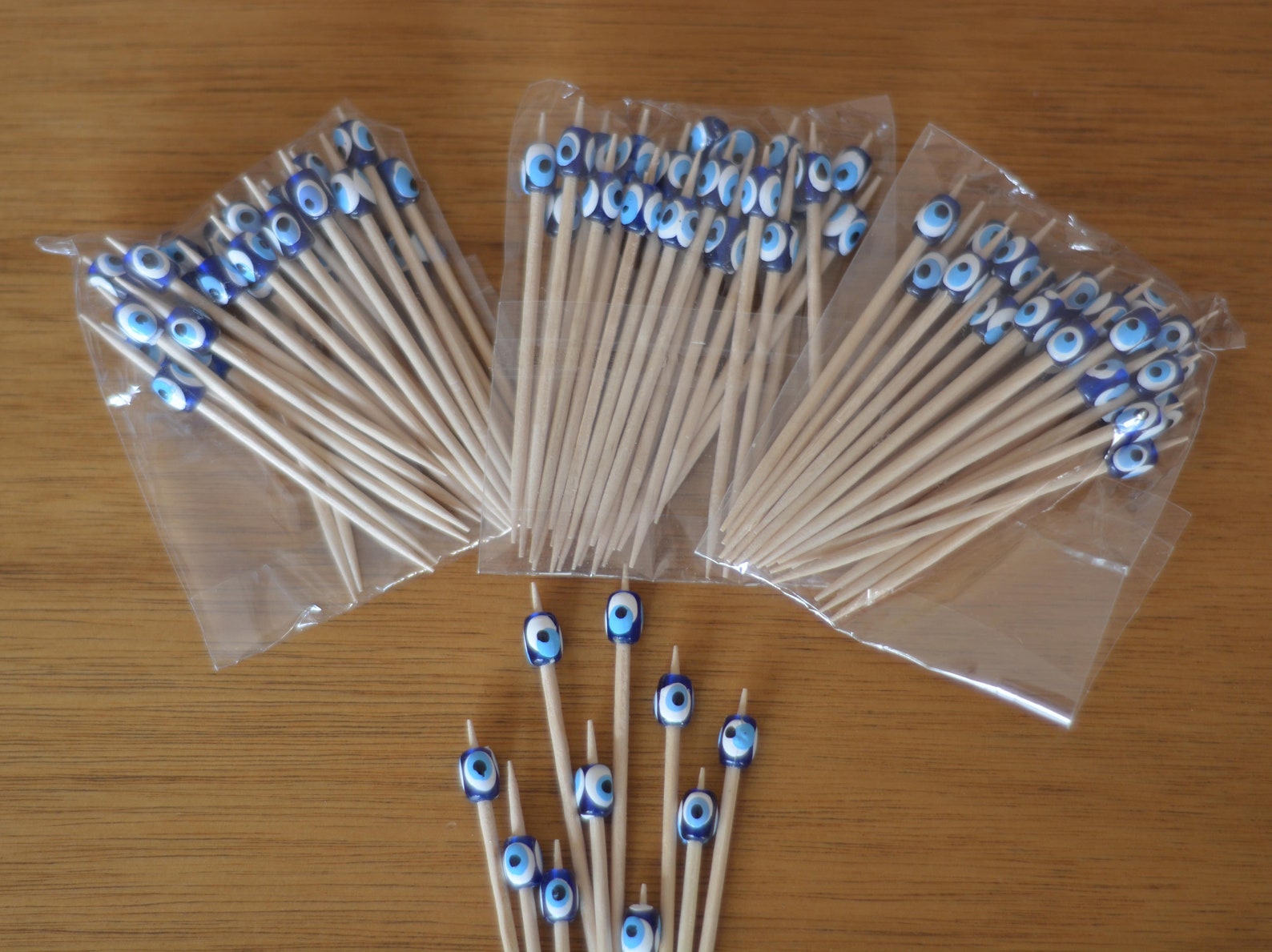 Blue Nizar, Evil Eye Toothpicks - Etsy