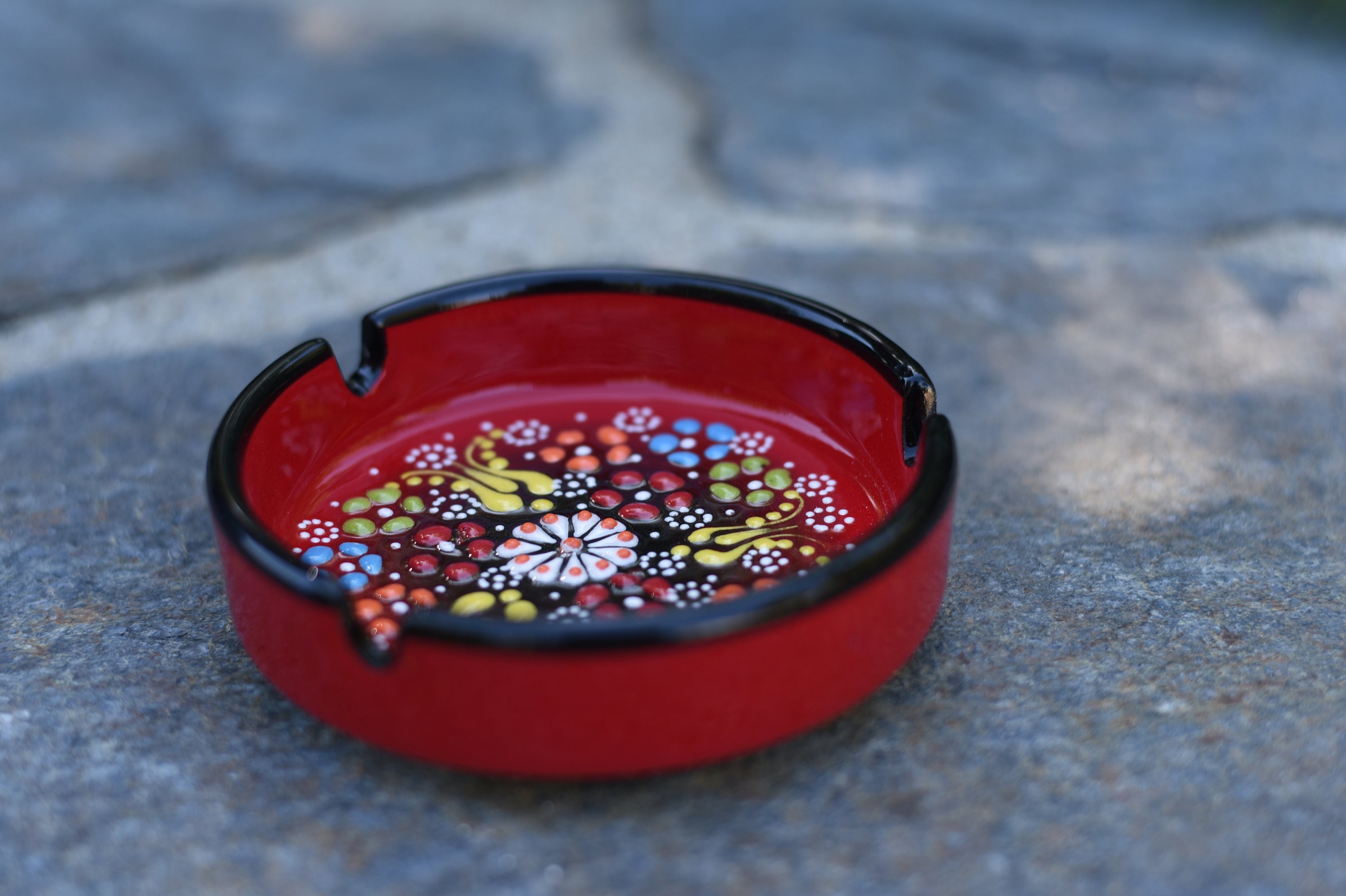 Ceramic Ash Tray, Anatolian Handmade - Etsy