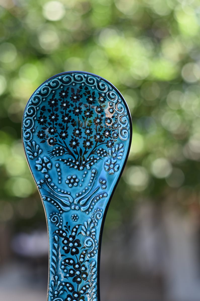 Turkish Handmade Large Ceramic Spoon Holder - Etsy
