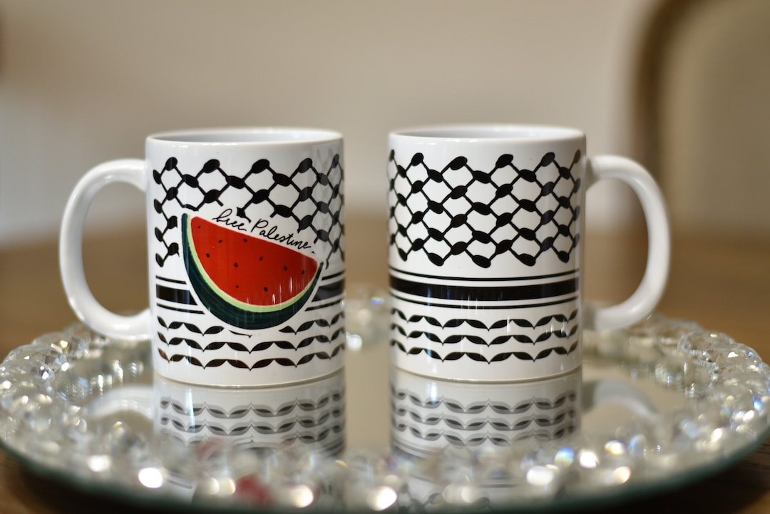 Custom Keffiyeh Mug- Personalized Palestinian Mug- Ramadan, Eid Gifts ...