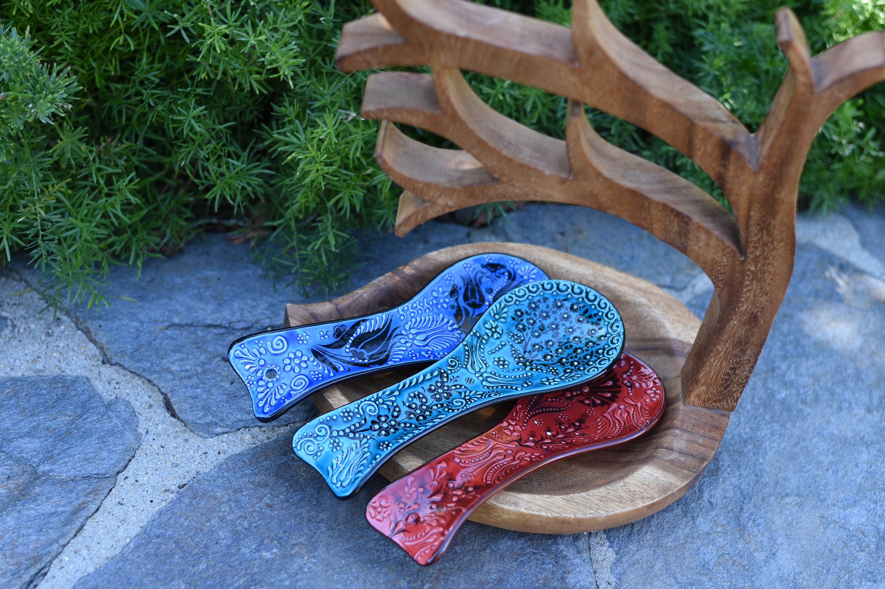 Turkish Handmade Large Ceramic Spoon Holder - Etsy