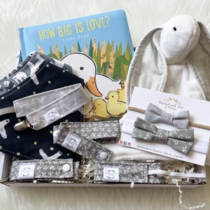 Gender Neutral Baby Gift Box, Baby Shower Gift Box, Handmade Baby Gift ...