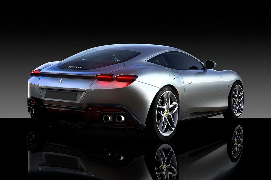 Ferrari Roma - Premium High Gloss Art Print Poster. (286P) (24”x36”) - Etsy