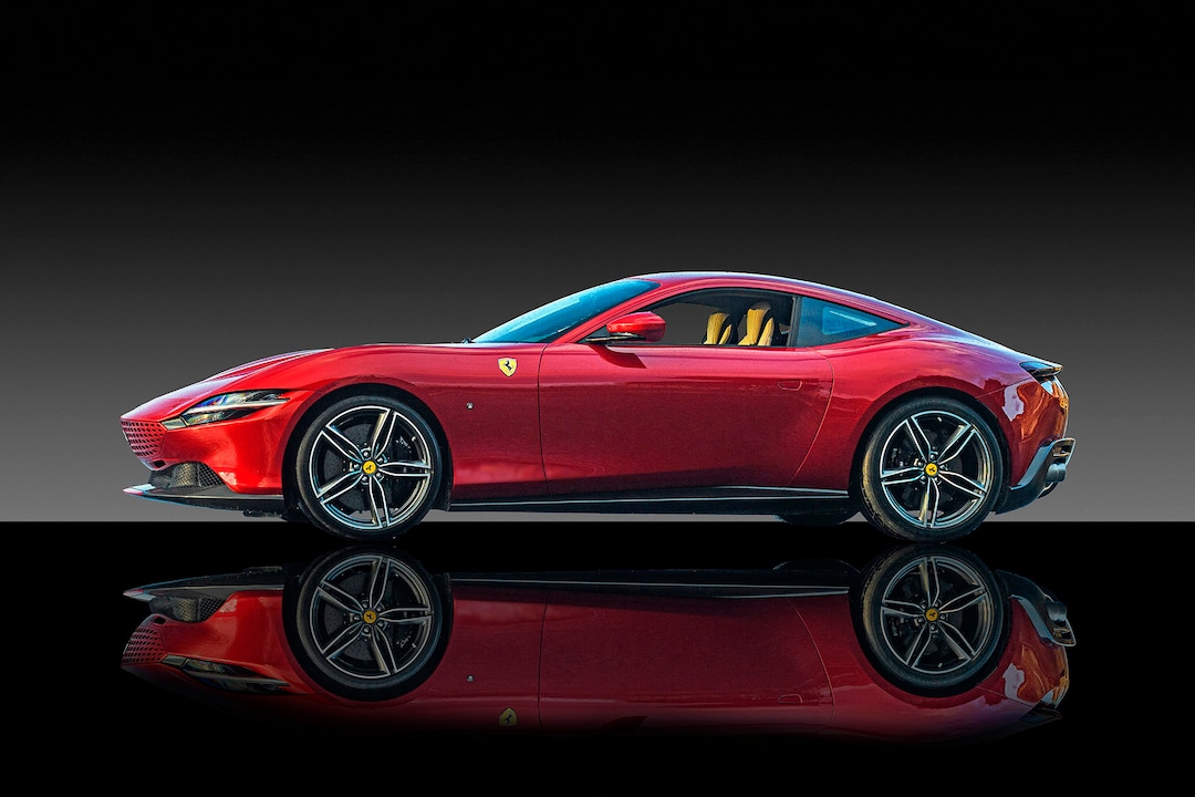 Ferrari Roma Canvas Art Print Photo (389) - Etsy