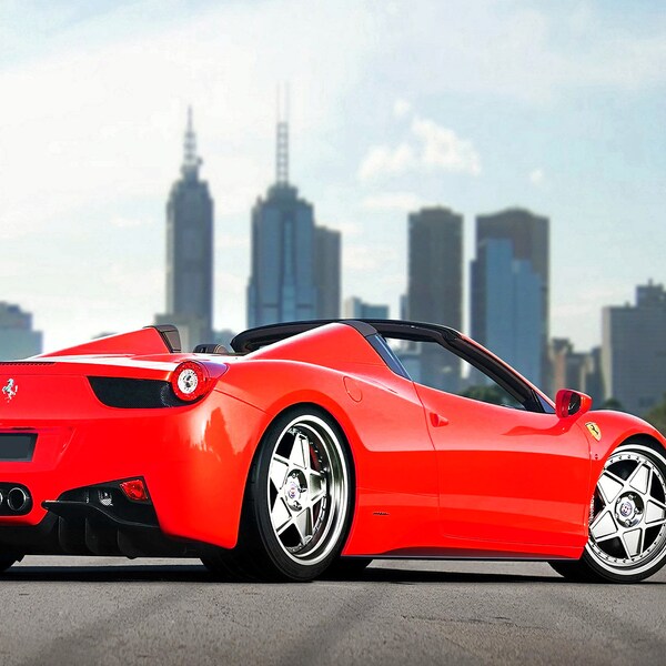 458 Ferrari Poster - Etsy