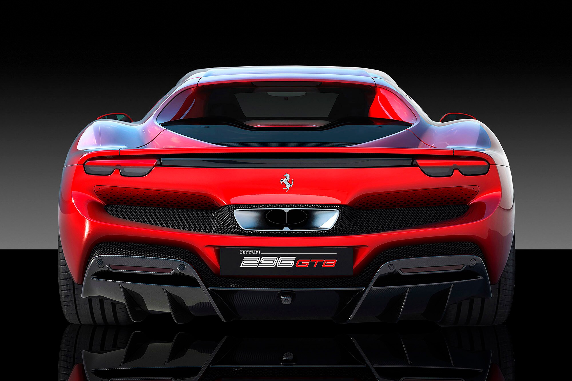 Ferrari 296 GTB Premium High Gloss Art Print Poster. 831P 24x36 - Etsy