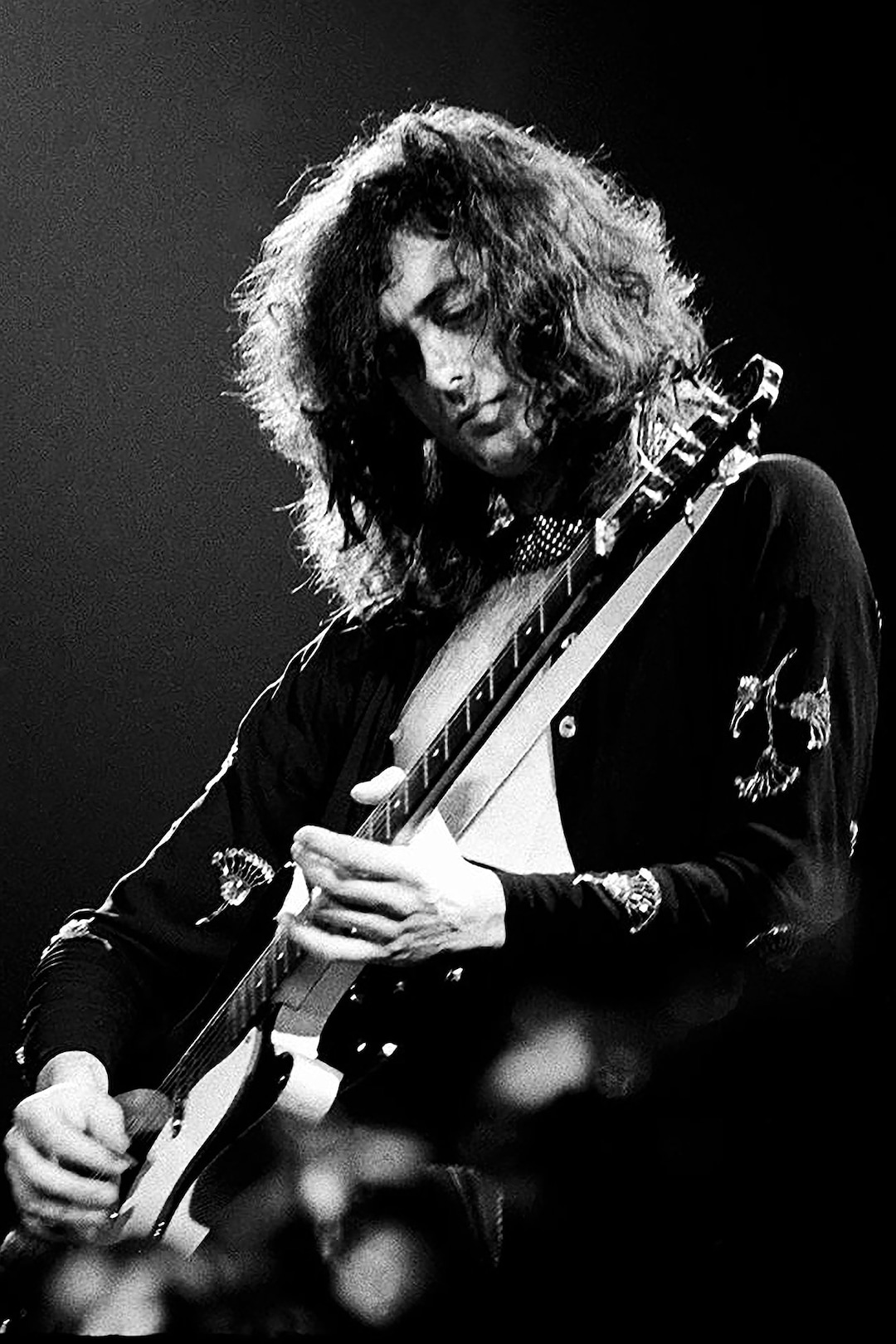 Jimmy Page - Led Zeppelin - Fine Art Giclee Canvas Print Photo Wall Art ...