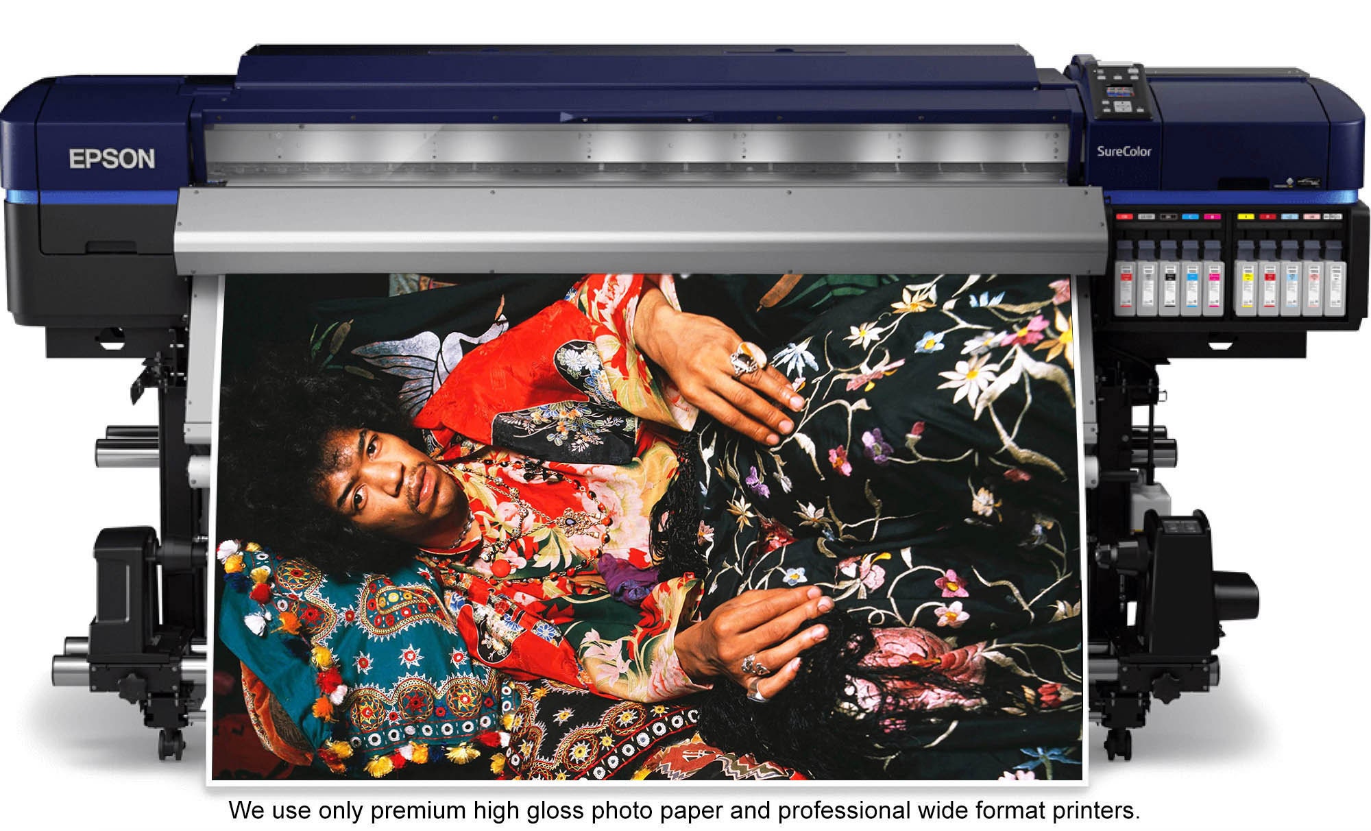 JIMI HENDRIX - Premium High Gloss Art Print Poster. (022P) (24”x36 ...