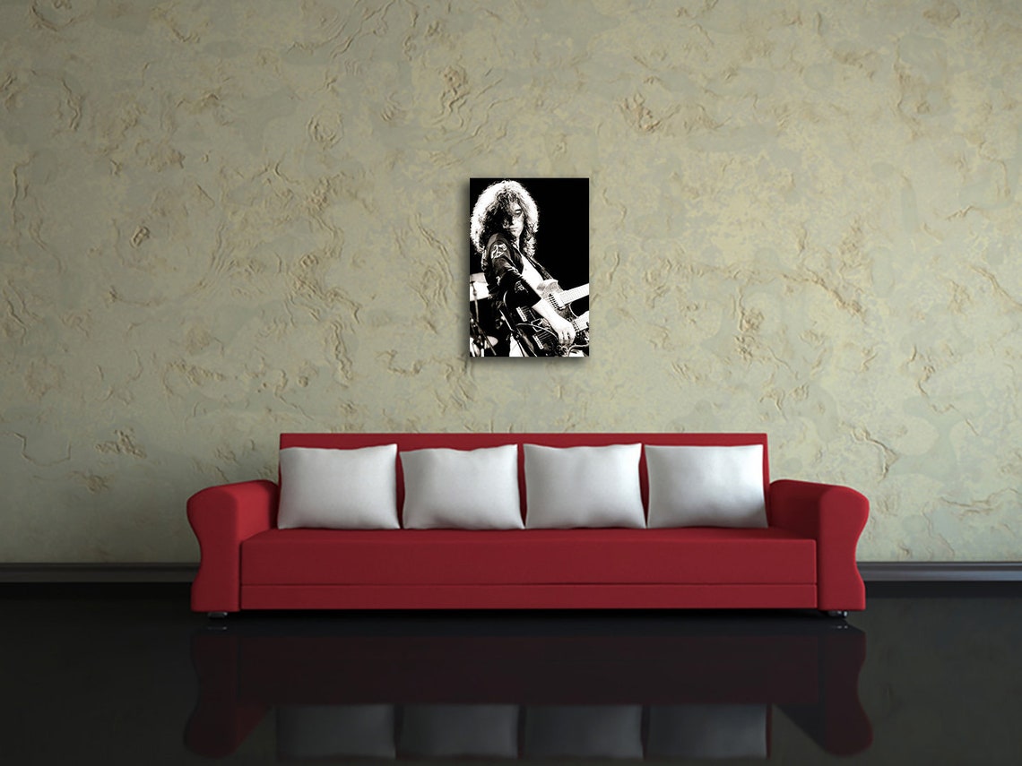 Jimmy Page - Led Zeppelin - Premium High Gloss Art Print Poster. (021P ...