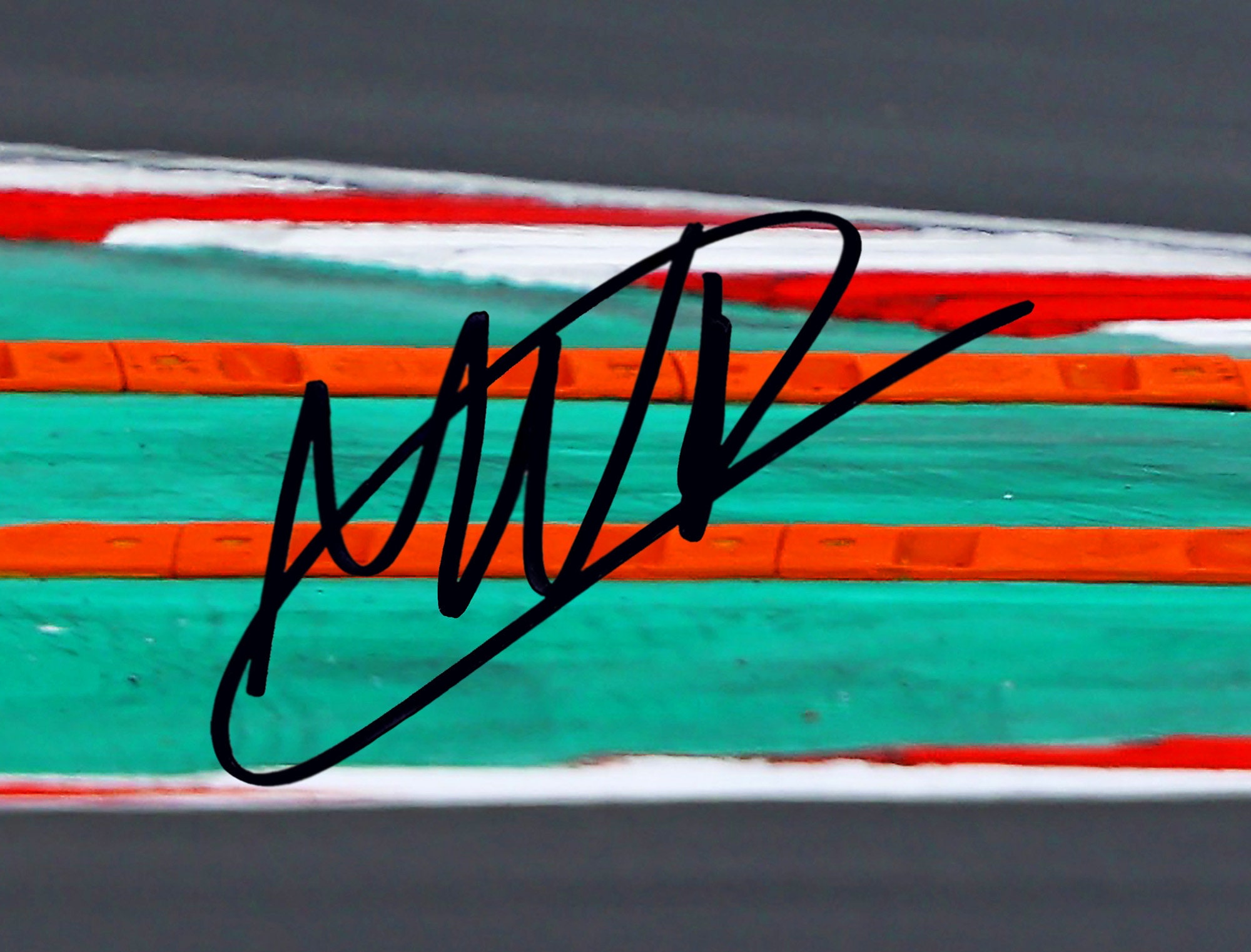 Red Bull Racing F1 With Pre-printed Max Verstappen Autograph - Premium ...
