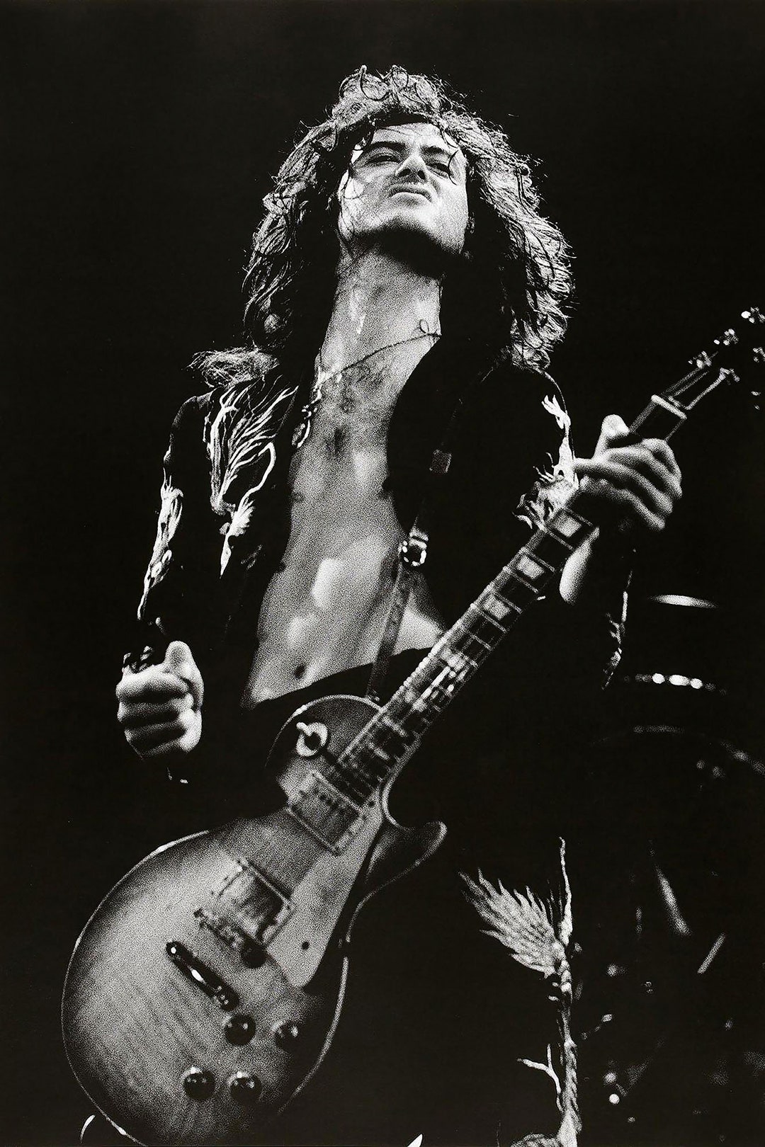 Jimmy Page - Led Zeppelin - Premium High Gloss Art Print Poster. (004P ...