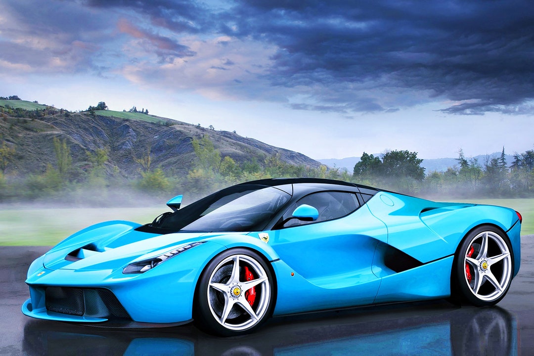 Ferrari Laferrari - Canvas Wall Art Print Photo Ready to Hang (544) - Etsy